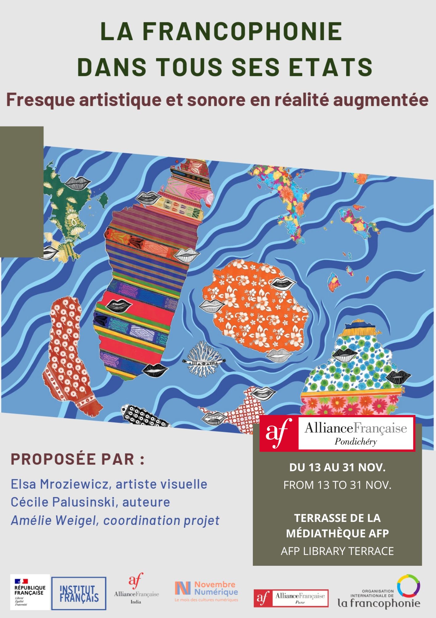 Novembre Numérique – Exhibition on Augmented Reality: “La Francophonie ...