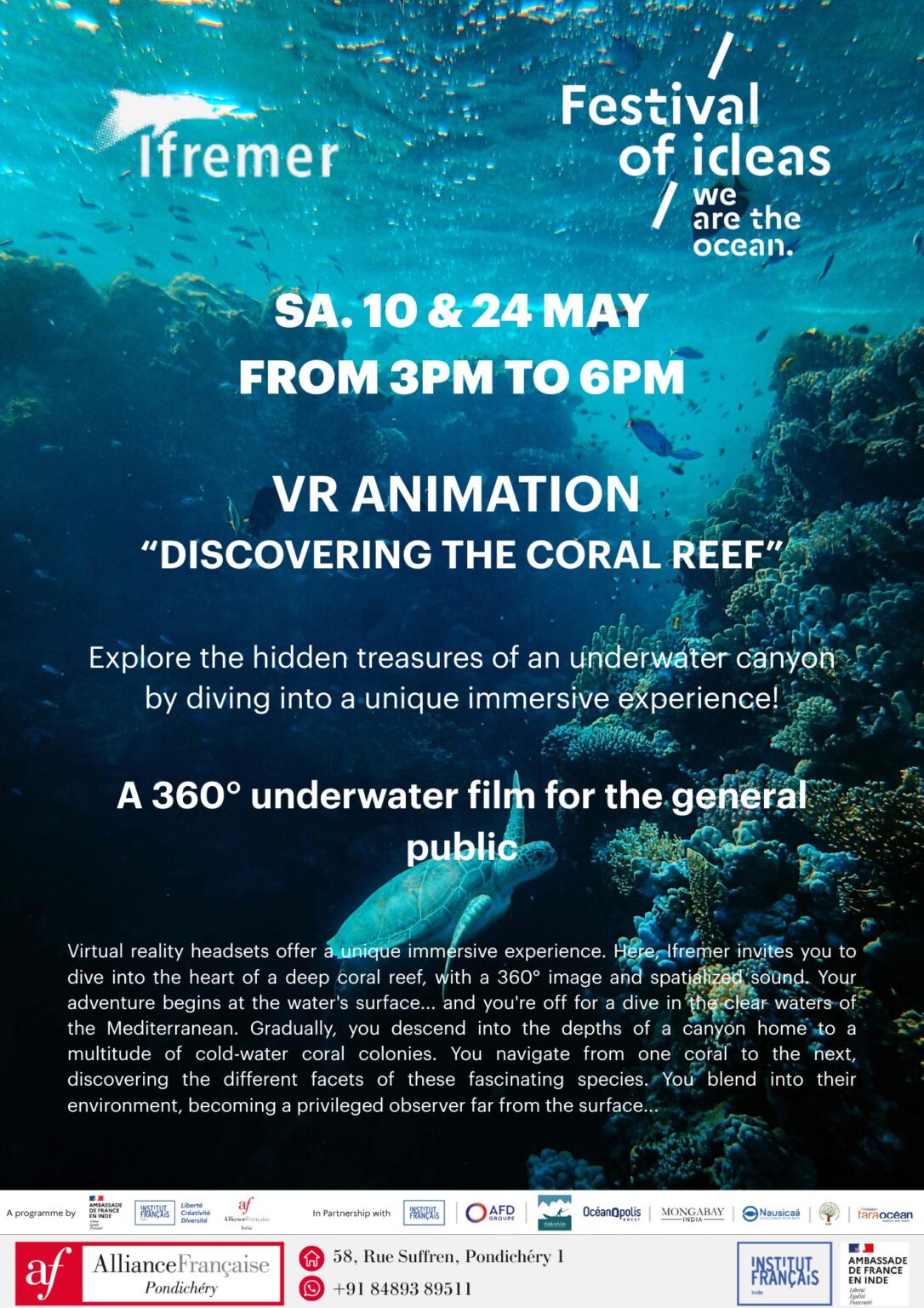 VR Animation Exhibition – “Discovering the coral reef” - Alliance ...